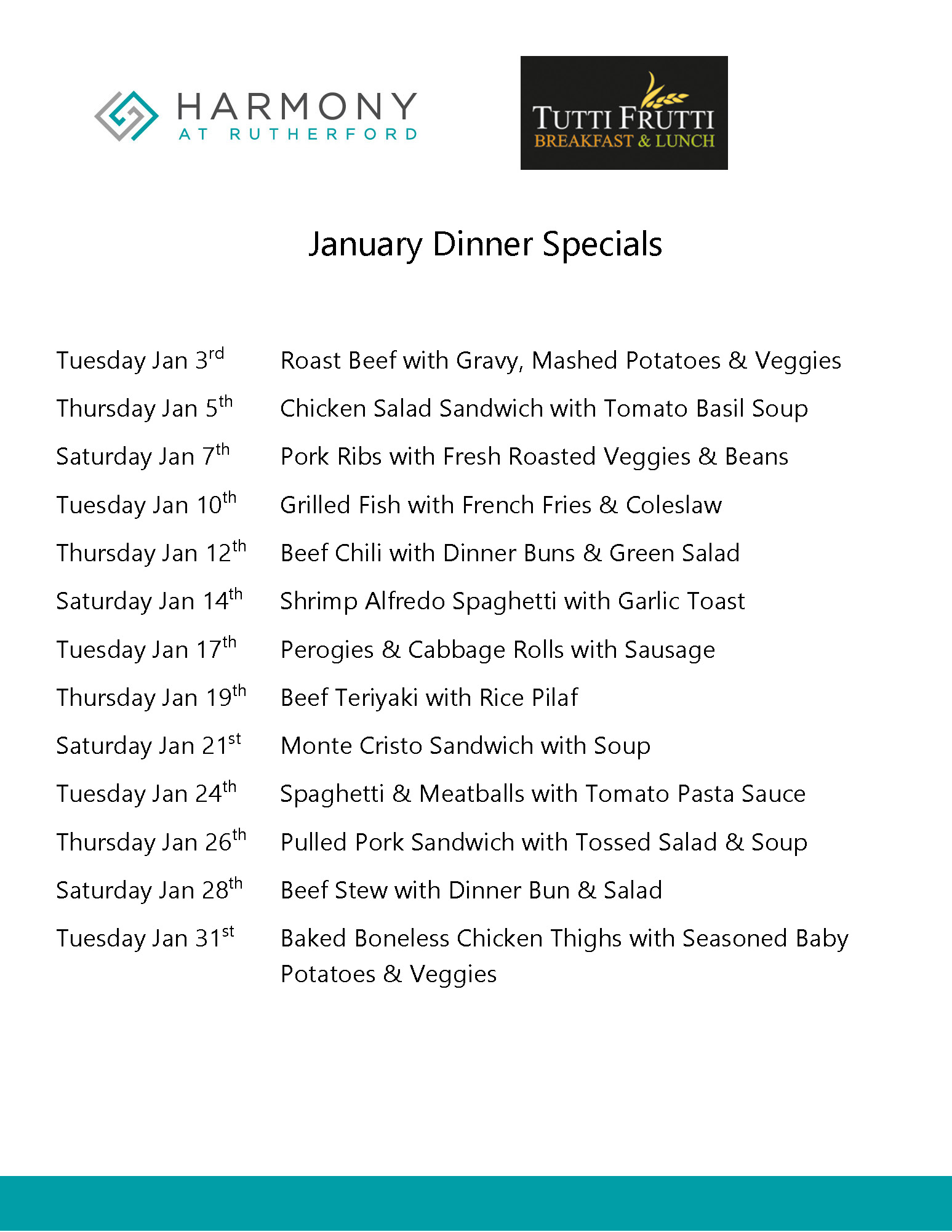 Dining Club – Harmony at Rutherford